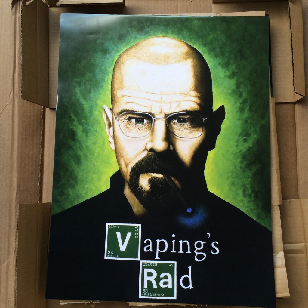"Vaping's Rad" Print 18x24 — Vapor King